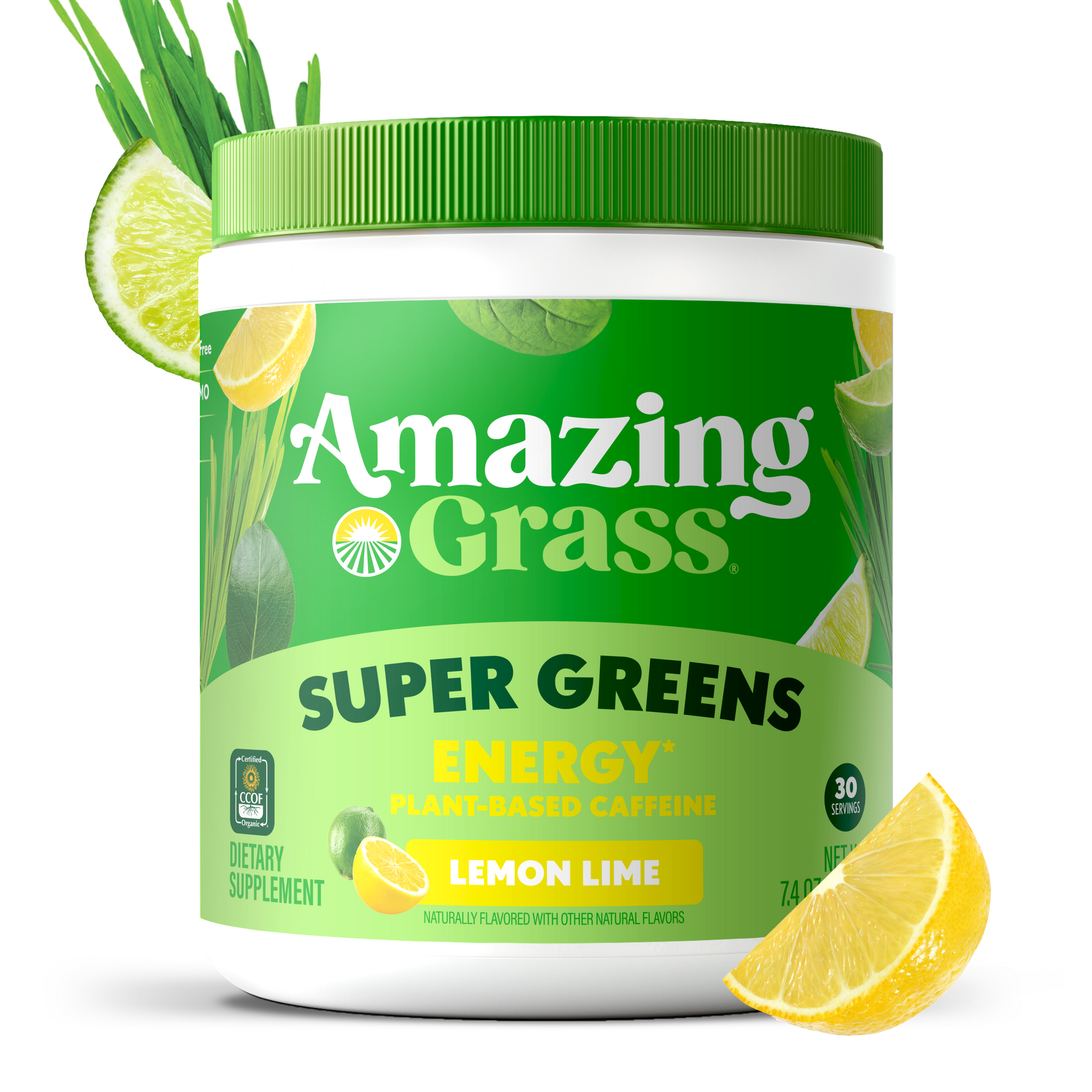 Lemon Lime - Greens Blend Energy Powder – Amazing Grass