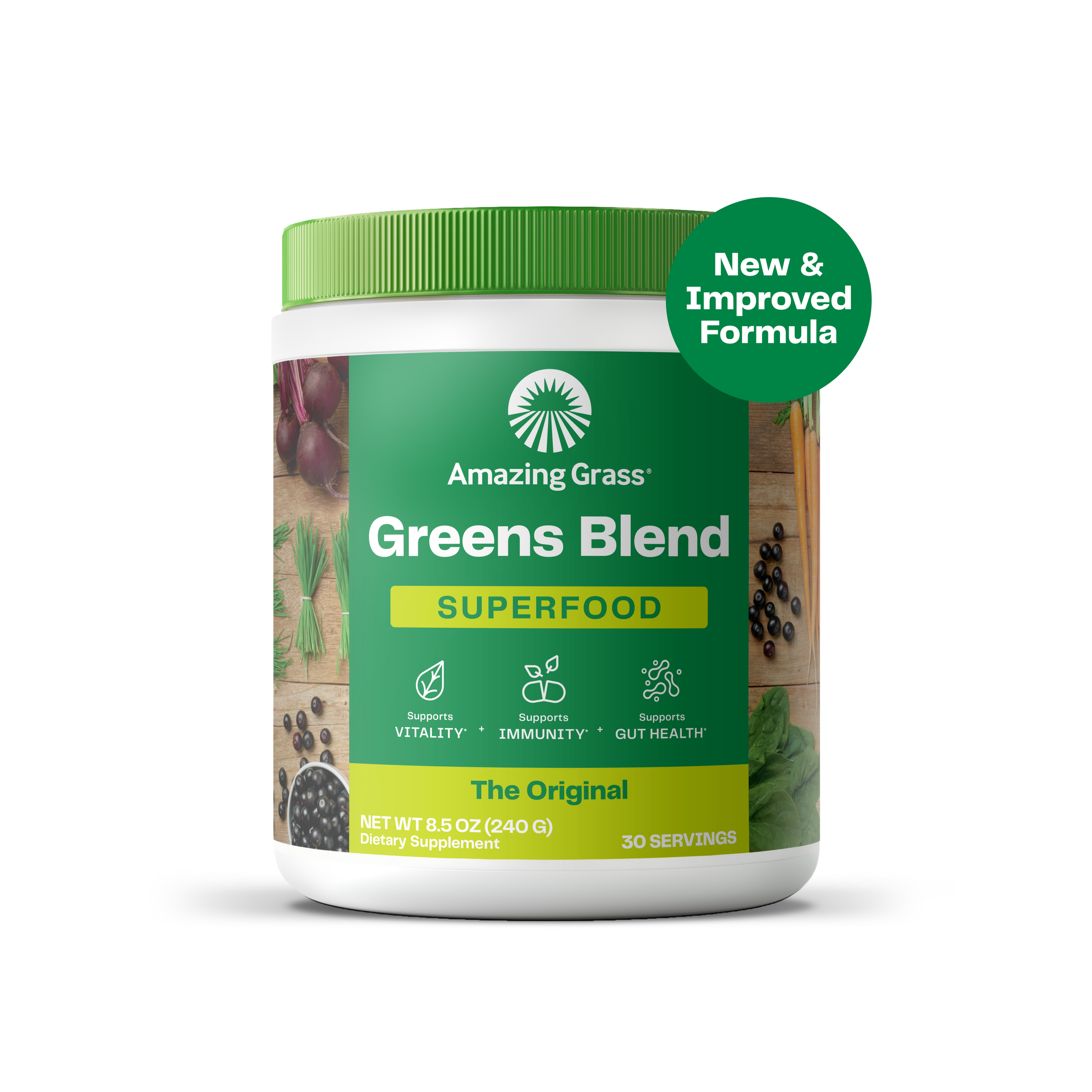 Super Greens Powder - Greens Blend Nutrition – Amazing Grass