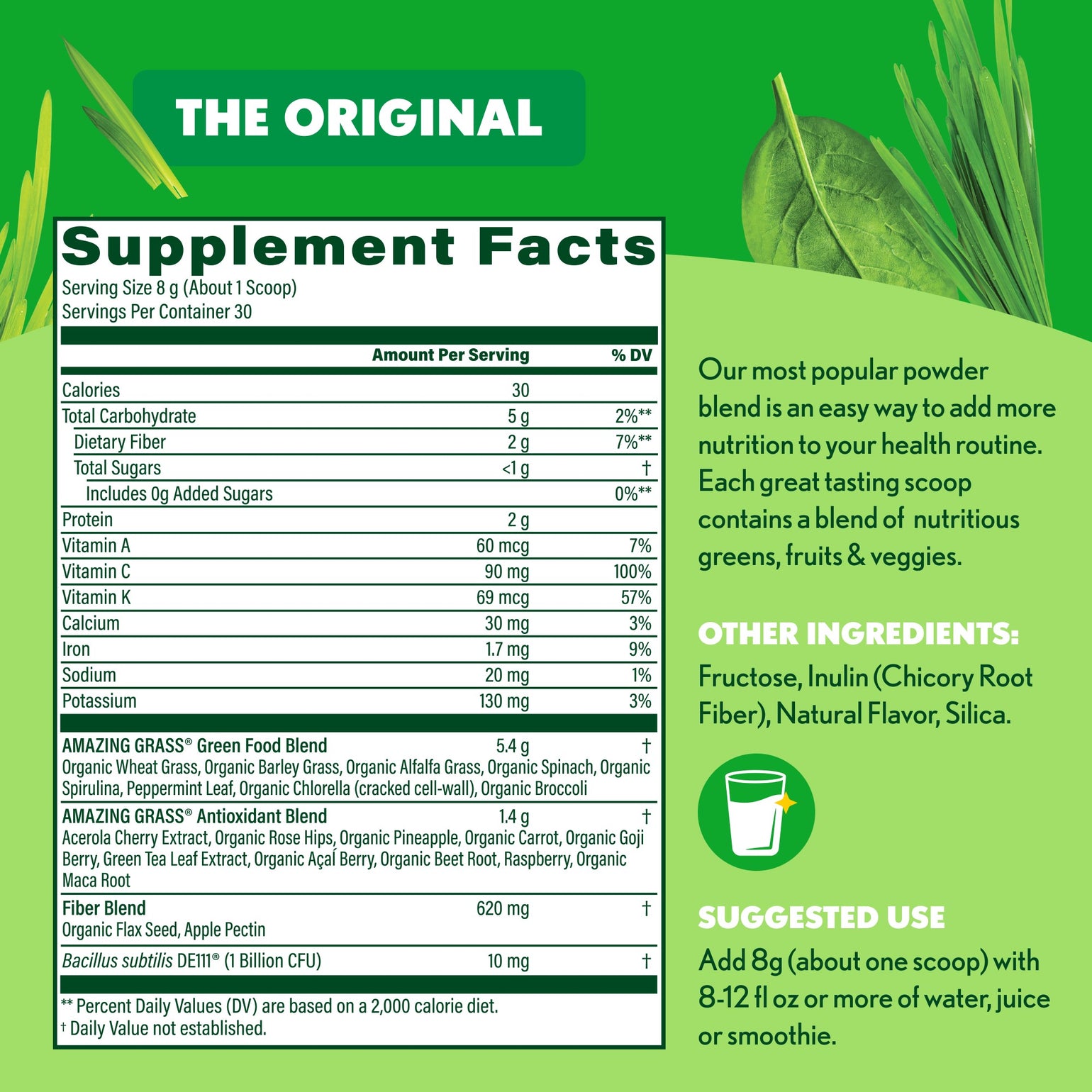 Super Greens Powder - Greens Blend Nutrition – Amazing Grass