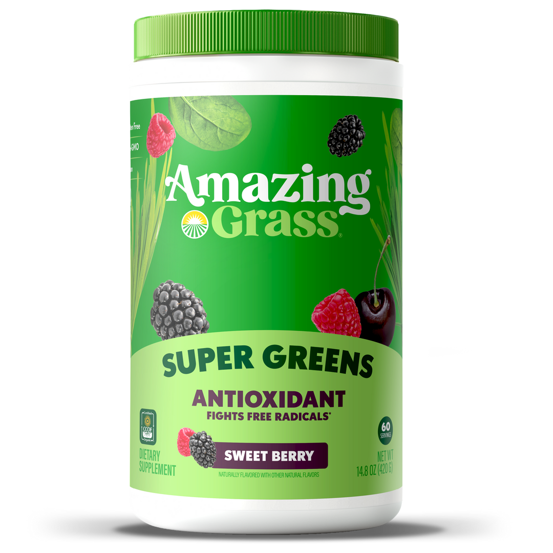 Peanut Butter & Superfood Berry Swirl Smoothie – Amazing Grass