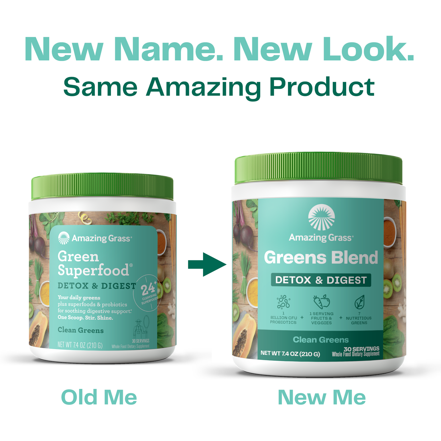 Detox & Digest - Detox Powder Superfood - Amazing Grass