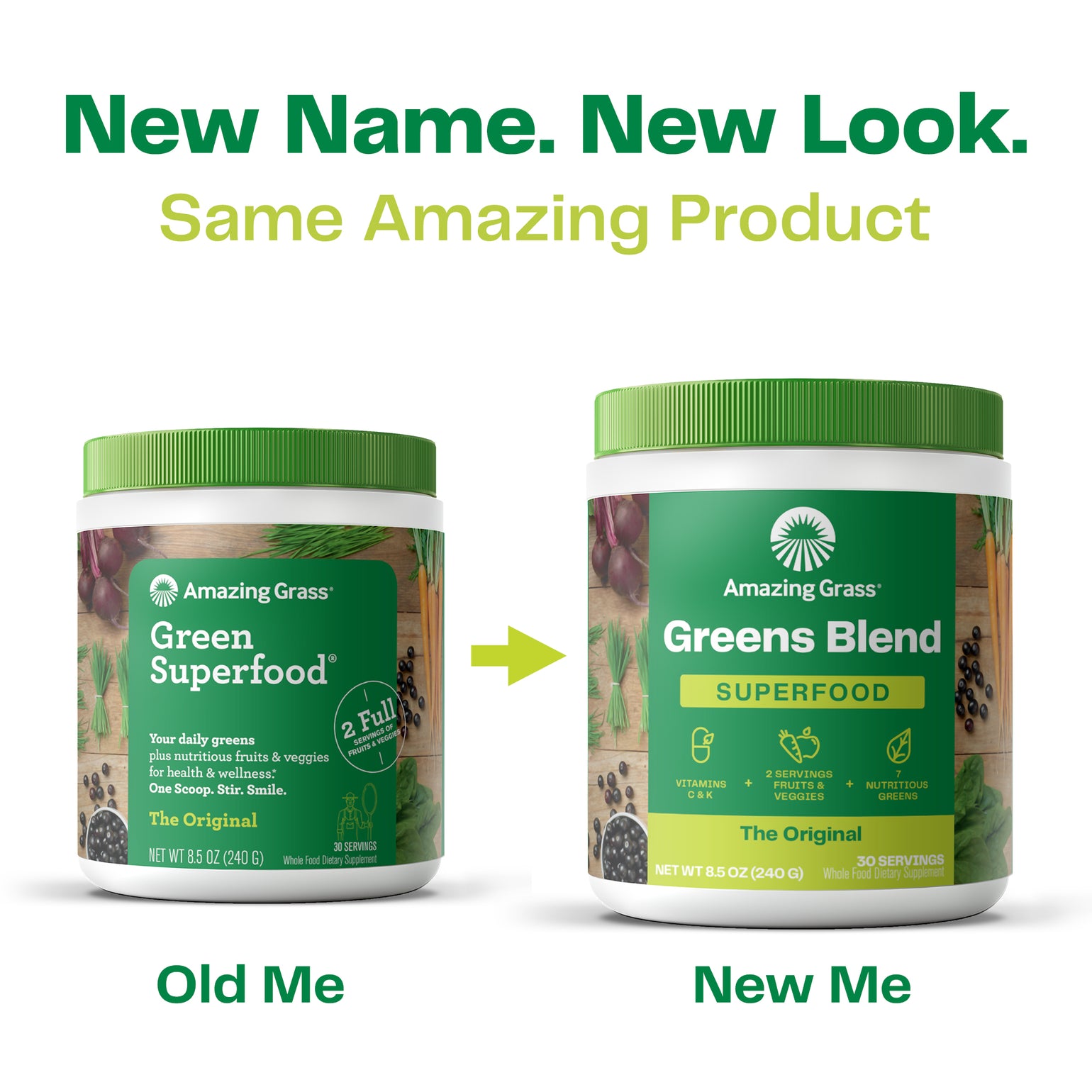 Super Greens Powder - Greens Blend Nutrition – Amazing Grass