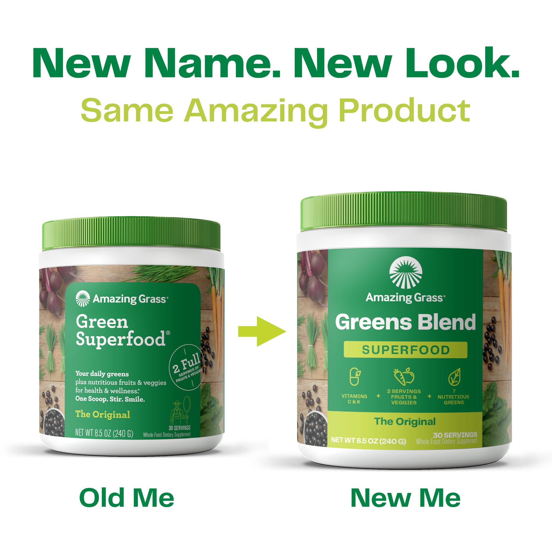 Super Greens Powder - Greens Blend Nutrition – Amazing Grass